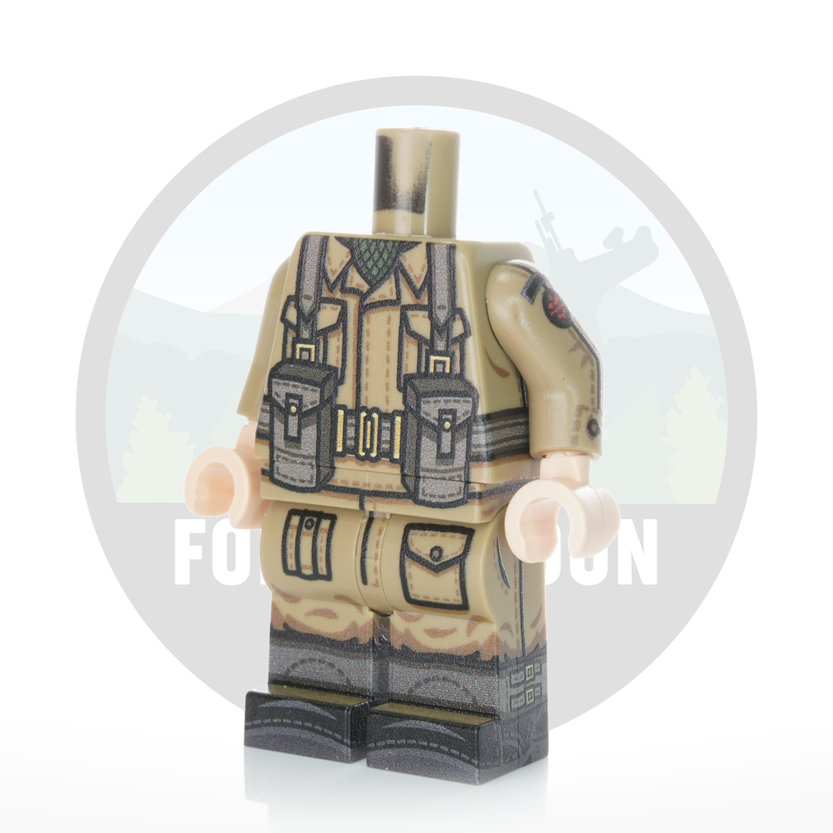 WWII British Commando | LEGO Minifigure CUSTOM — Forest Moon Bricks