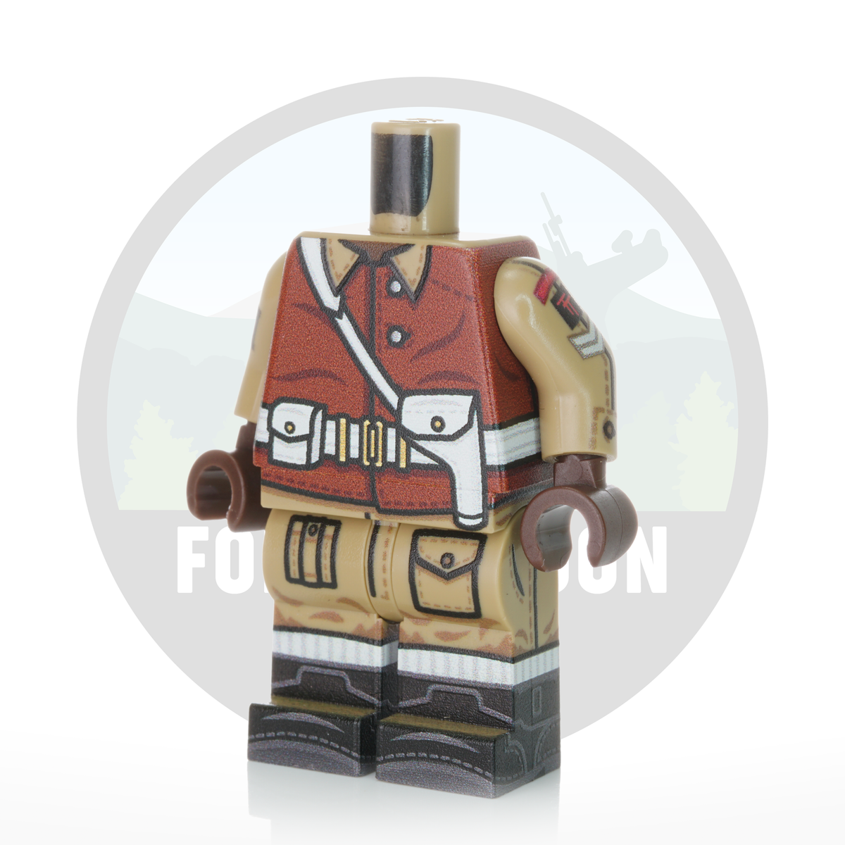 WWII British MP Rider — Forest Moon Bricks