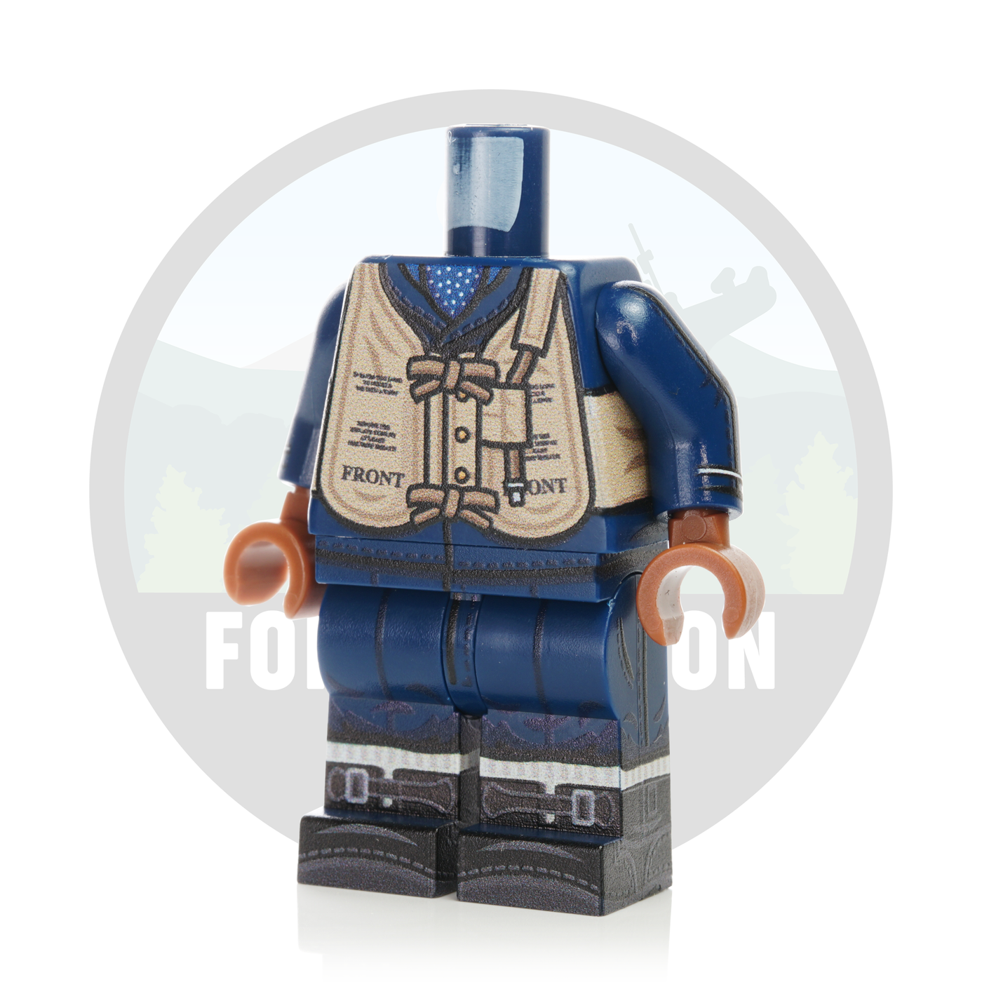 WWII British Tanker - Uniform | LEGO Minifigure CUSTOM — Forest Moon Bricks