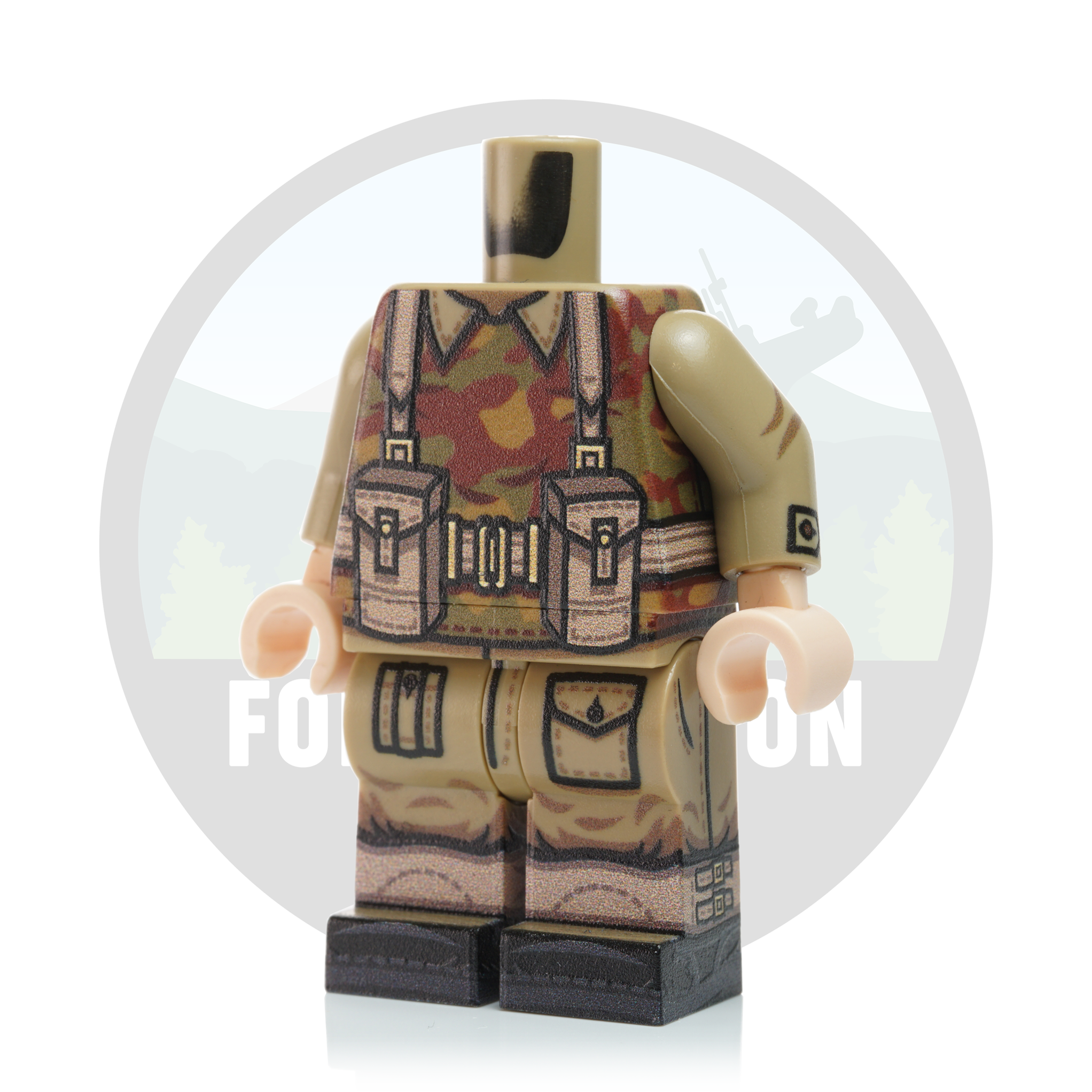 WWII British Paratrooper | LEGO Minifigure CUSTOM — Forest Moon Bricks