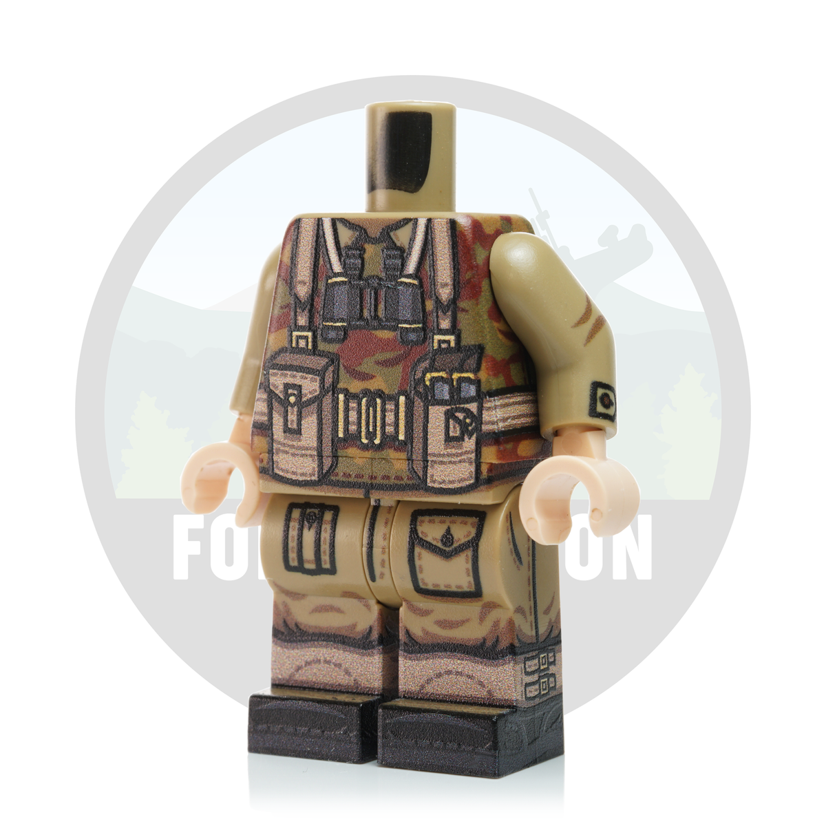 WWII British Paratrooper | LEGO Minifigure CUSTOM — Forest Moon Bricks