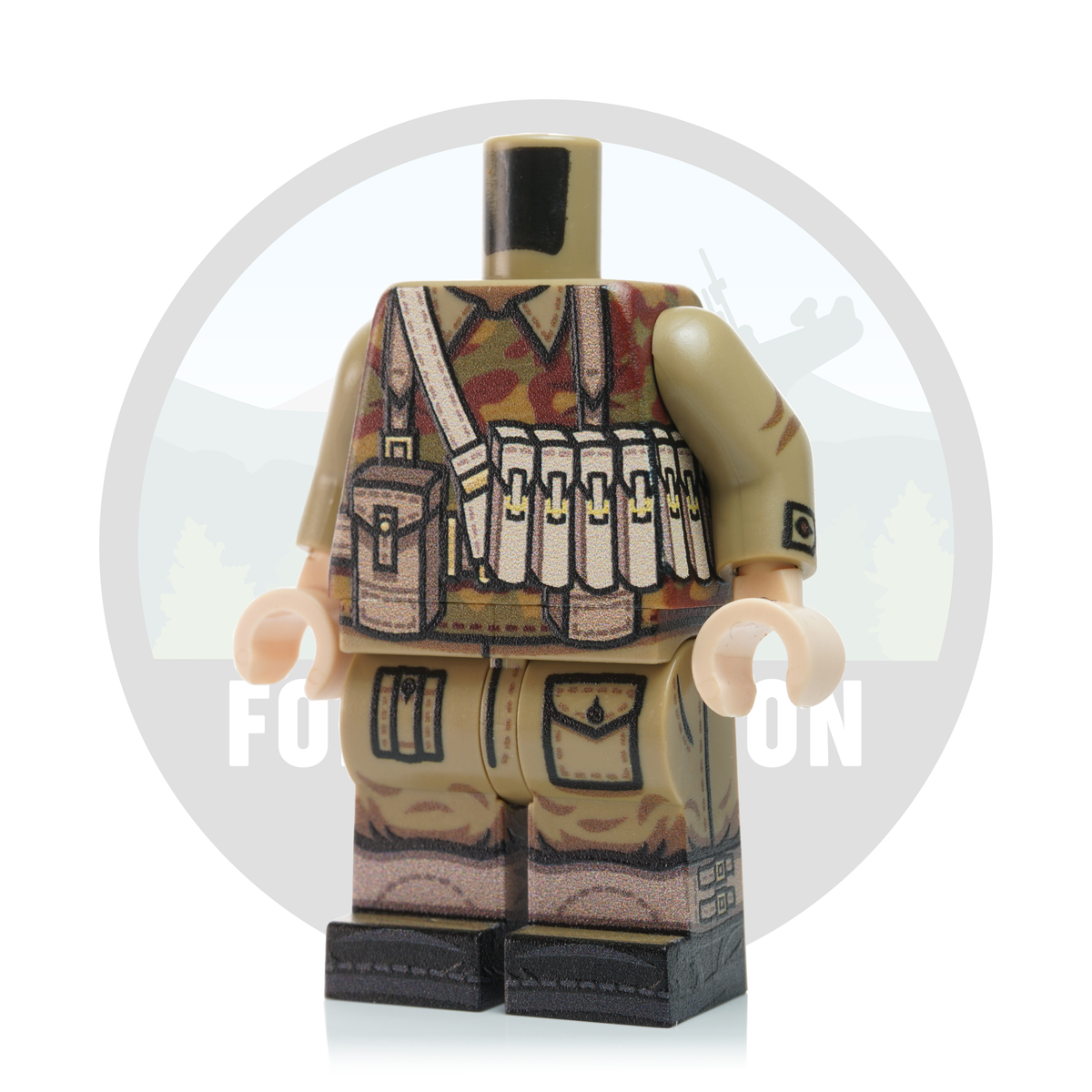 WWII British Paratrooper | LEGO Minifigure CUSTOM — Forest Moon Bricks