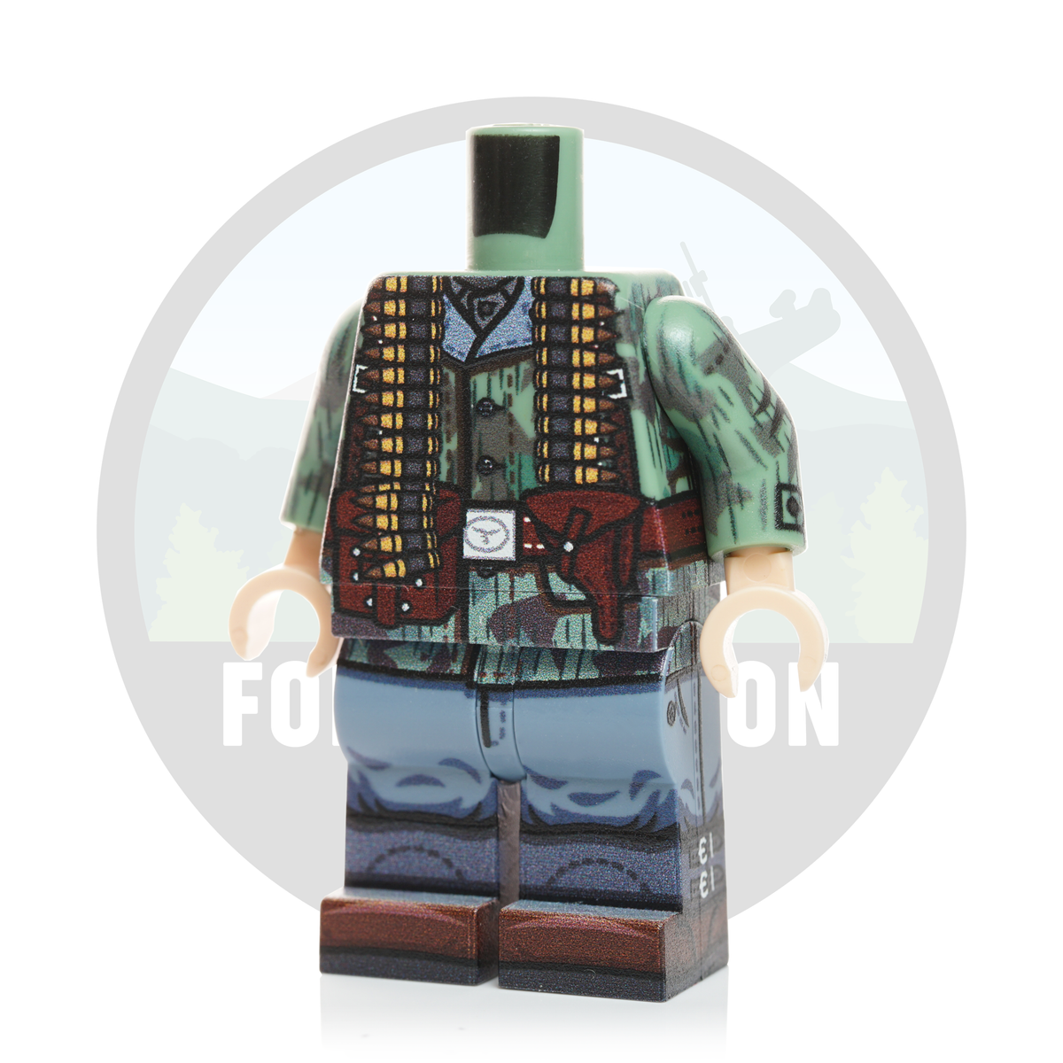 Luftwaffe Field Division - MG Gunner — Forest Moon Bricks