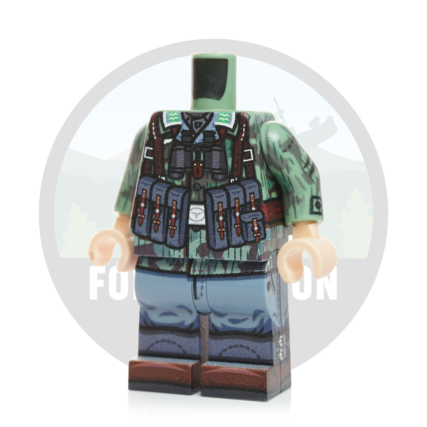 Luftwaffe Field Division - MP40 — Forest Moon Bricks