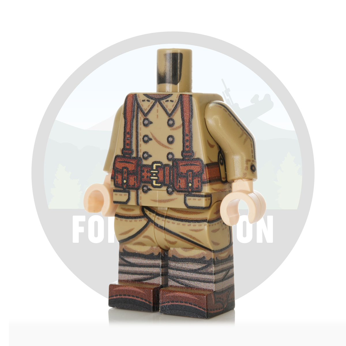 WWII French Infantryman | LEGO Minifgure CUSTOM — Forest Moon Bricks