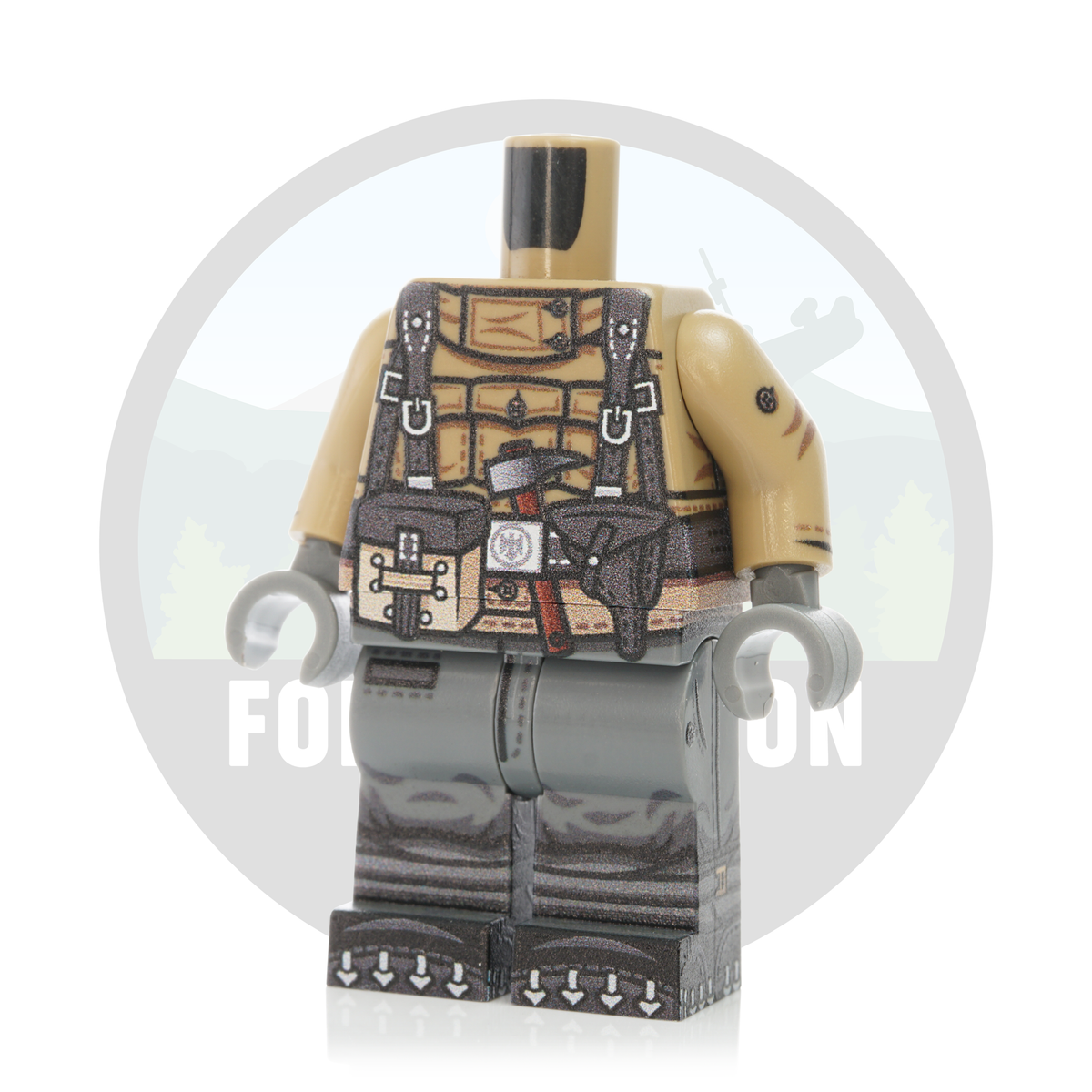 German Gebirgsjäger - MG Gunner — Forest Moon Bricks