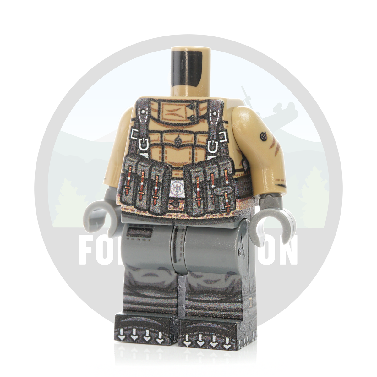 German Gebirgsjäger - MP40 — Forest Moon Bricks