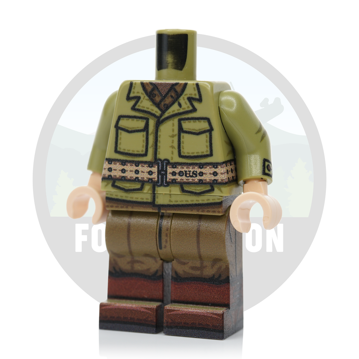 WWII British Radio Man — Forest Moon Bricks