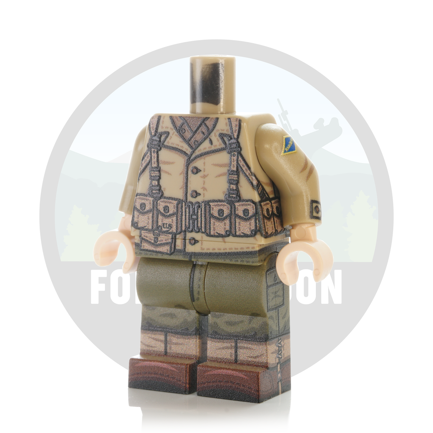 WWII British Radio Man — Forest Moon Bricks