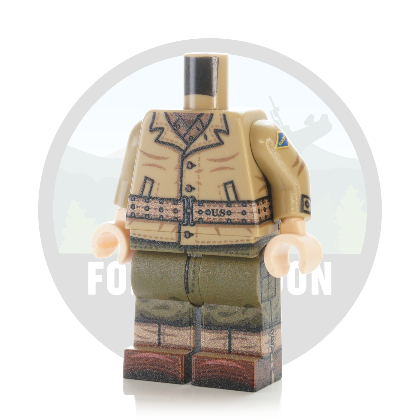 WWII British Radio Man — Forest Moon Bricks