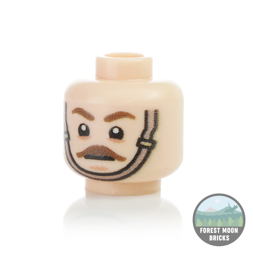 British Chinstrap Head #13 — Forest Moon Bricks