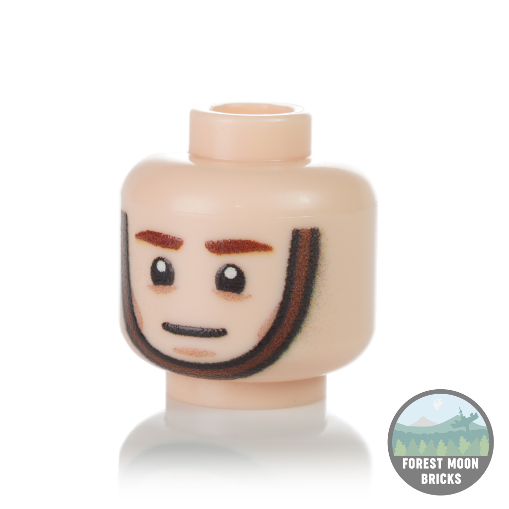 Chinstrap Head #02 — Forest Moon Bricks
