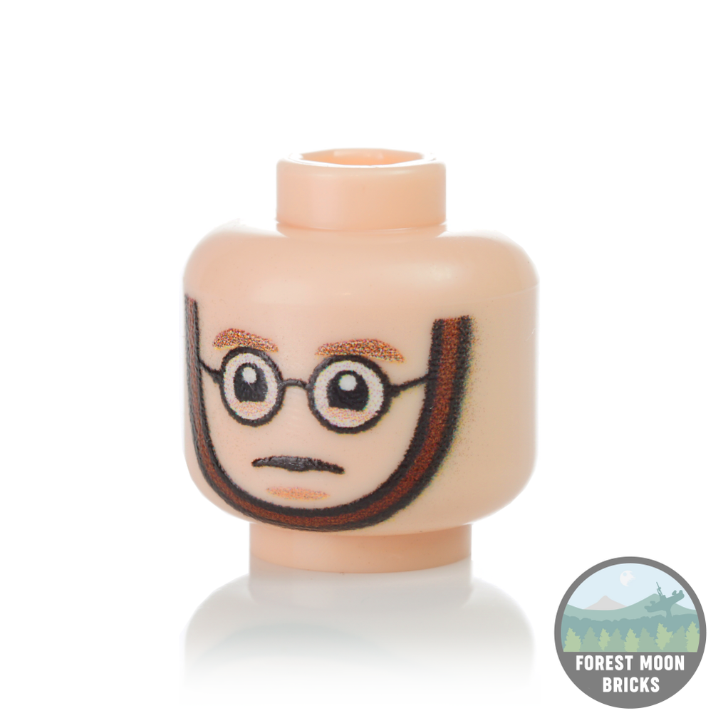 Chinstrap Head #06 — Forest Moon Bricks